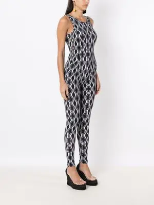 AMIR SLAMA Graphic-print Jumpsuit