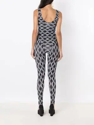 AMIR SLAMA Graphic-print Jumpsuit