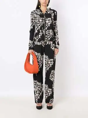 AMIR SLAMA Text-print Trousers