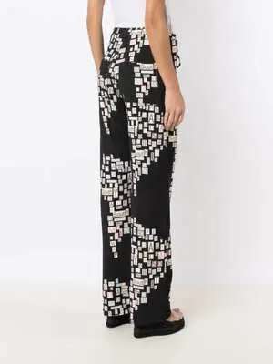 AMIR SLAMA Text-print Trousers