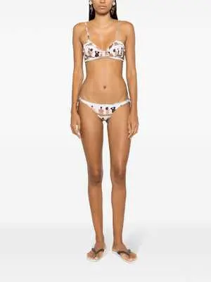 AMIR SLAMA Swimmer-print Bikini