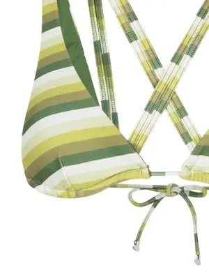 AMIR SLAMA Striped Strappy Bikini