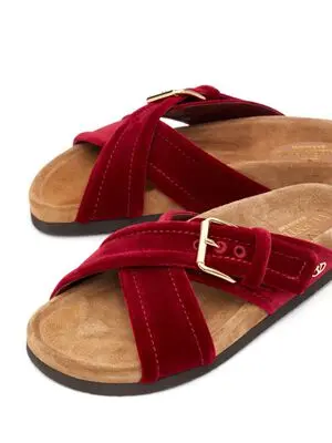 Valentino Garavani 30mm Fussfriend Sandals - Red