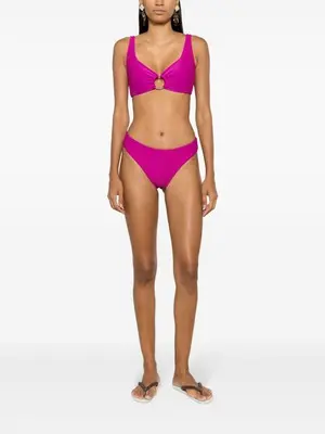 AMIR SLAMA Ring-embellished Bikini Set