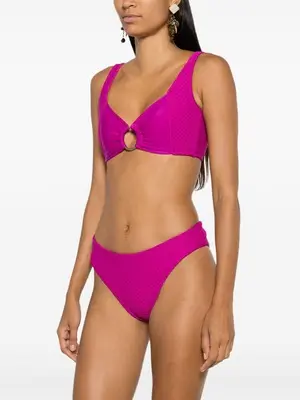 AMIR SLAMA Ring-embellished Bikini Set