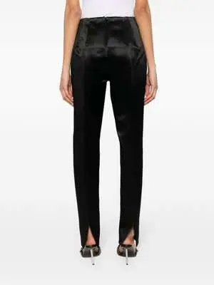 Sportmax Satin-weave Low-rise Trousers