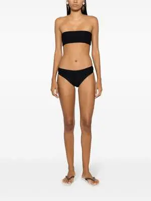 AMIR SLAMA Textured Bandeau Bikini