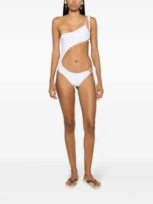 AMIR SLAMA Cut-out One-shoulder Swimsuit