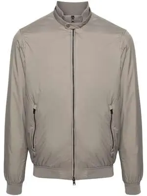 Herno Ecoage Band-collar Bomber Jacket