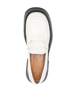 Marni Two-tone Leather Loafers