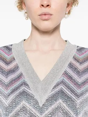 Missoni Zigzag Sequin-embellished Jumper