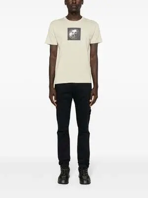 Stone Island Compass-print Cotton T-shirt