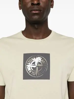 Stone Island Compass-print Cotton T-shirt