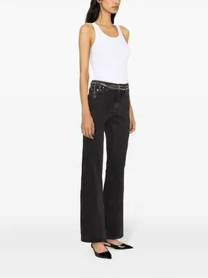 Maje High-rise Wide-leg Jeans