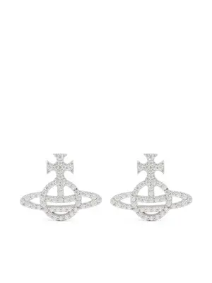 VIVIENNE WESTWOOD Calliope Embellished Orb-plaque Earrings