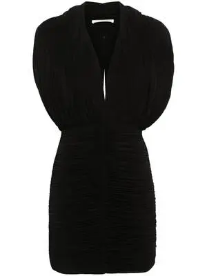 Philosophy Di Lorenzo Serafini V-neck Ruched Dress