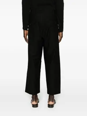 Yohji Yamamoto M-front Tuck Cropped Trousers