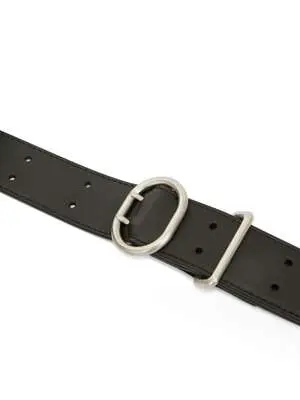 JIL SANDER Cannolo Leather Belt