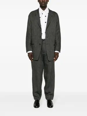 Yohji Yamamoto Tapered Linen Trousers
