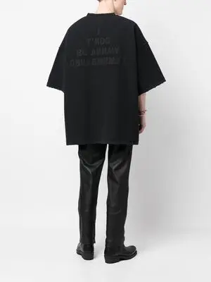 Vetements Oversized Cotton Blend Appliqué Sweatshirt