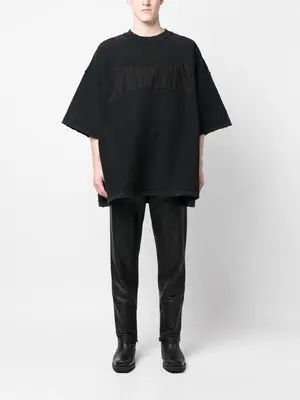 Vetements Oversized Cotton Blend Appliqué Sweatshirt