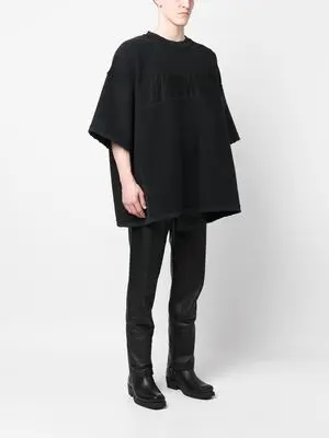Vetements Oversized Cotton Blend Appliqué Sweatshirt