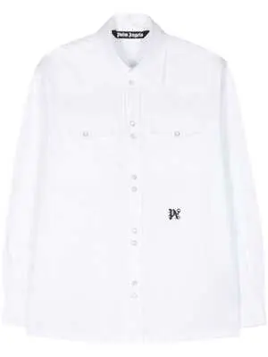 Palm Angels Cuff Shirts For Men
