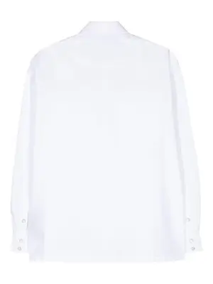Palm Angels Logo-embroidered Cotton Shirt