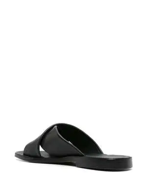 RIER Crossover-strap Leather Slides