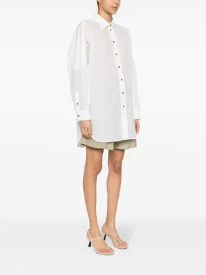 Philosophy Di Lorenzo Serafini Drop-shoulder Crepe Shirt