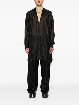 Rick Owens Lido Larry Silk Shirt