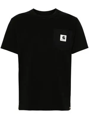 Sacai X Carhartt Wip Cotton T-shirt - Black
