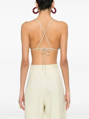 Philosophy Di Lorenzo Serafini Triangle-cup Top - Grey