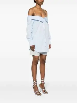 Giuseppe Di Morabito Rhinestoned Poplin Shirt