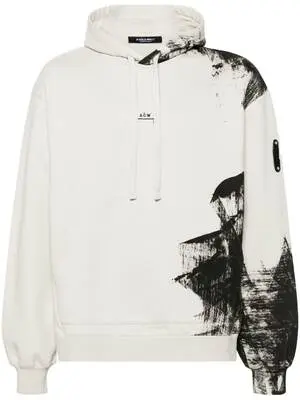 A-COLD-WALL* Brushstroke Cotton Hoodie - Neutrals