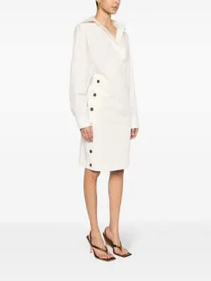 Philosophy Di Lorenzo Serafini Poplin Wrap Mini Dress