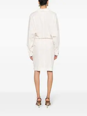 Philosophy Di Lorenzo Serafini Poplin Wrap Mini Dress