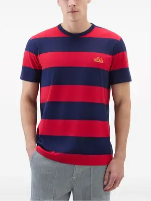 Woolrich Logo-print Striped T-shirt