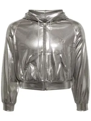 DOUBLET Foiled Hoodie - Silver