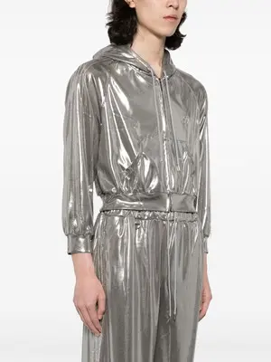 DOUBLET Foiled Hoodie - Silver