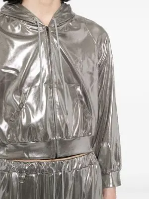 DOUBLET Foiled Hoodie - Silver