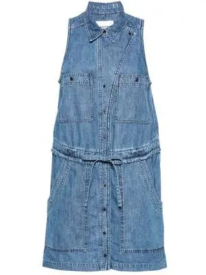 MARANT ETOILE Ines Denim Mini Dress - Blue