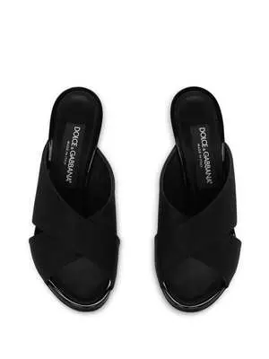 Dolce & Gabbana 85mm Keira Satin Sandals