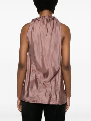 Rick Owens Gathered-detail Silk Blouse