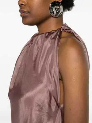 Rick Owens Gathered-detail Silk Blouse