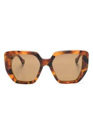 Gucci Tortoiseshell Square-frame Sunglasses - Green