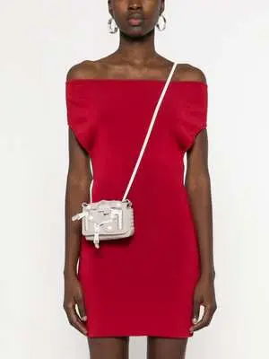 Moschino Mini Biker Leather Bag