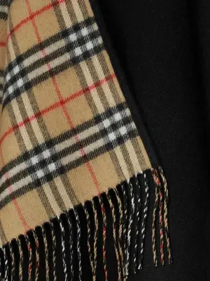 Burberry Check Wool Reversible Cape