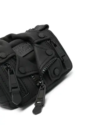 Moschino Mini Biker Leather Bag