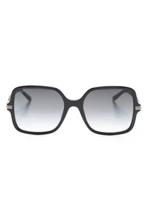 Gucci Oversize-frame Sunglasses - Black